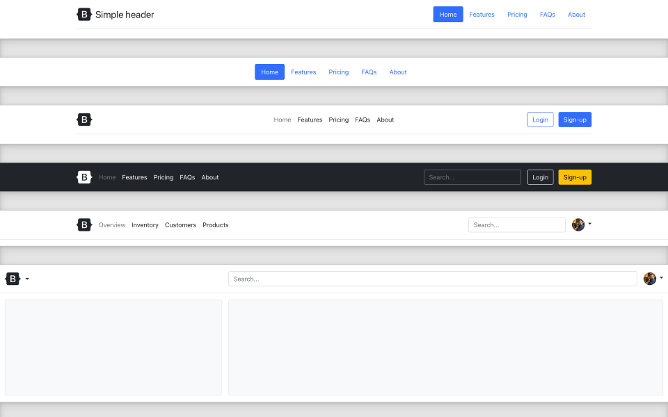 Ejemplos · Bootstrap v5.0 en español